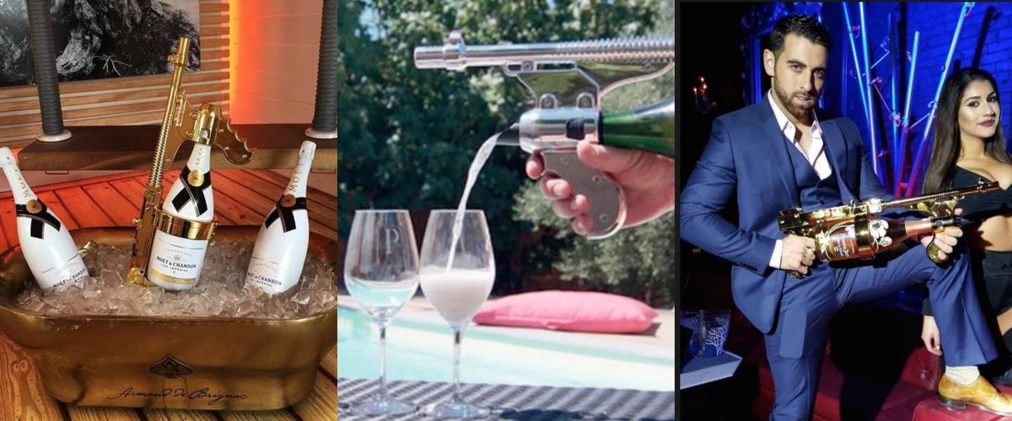Next level feesten met de Champagne Gun – Stylecowboys
