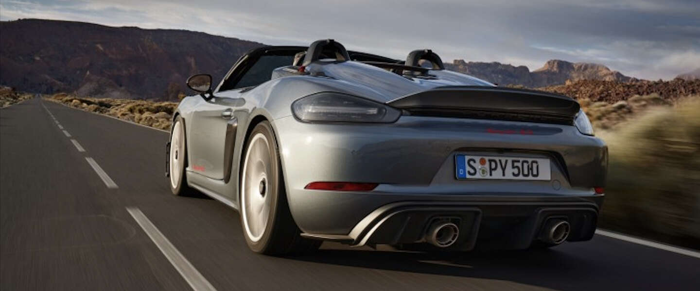 Porsche 718 Spyder RS de krachtigste versie van de populaire roadster ...